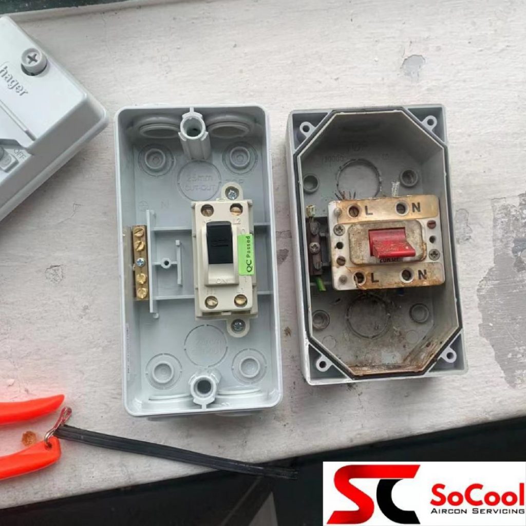 Change Isolator - Aircon Service & Repair SG