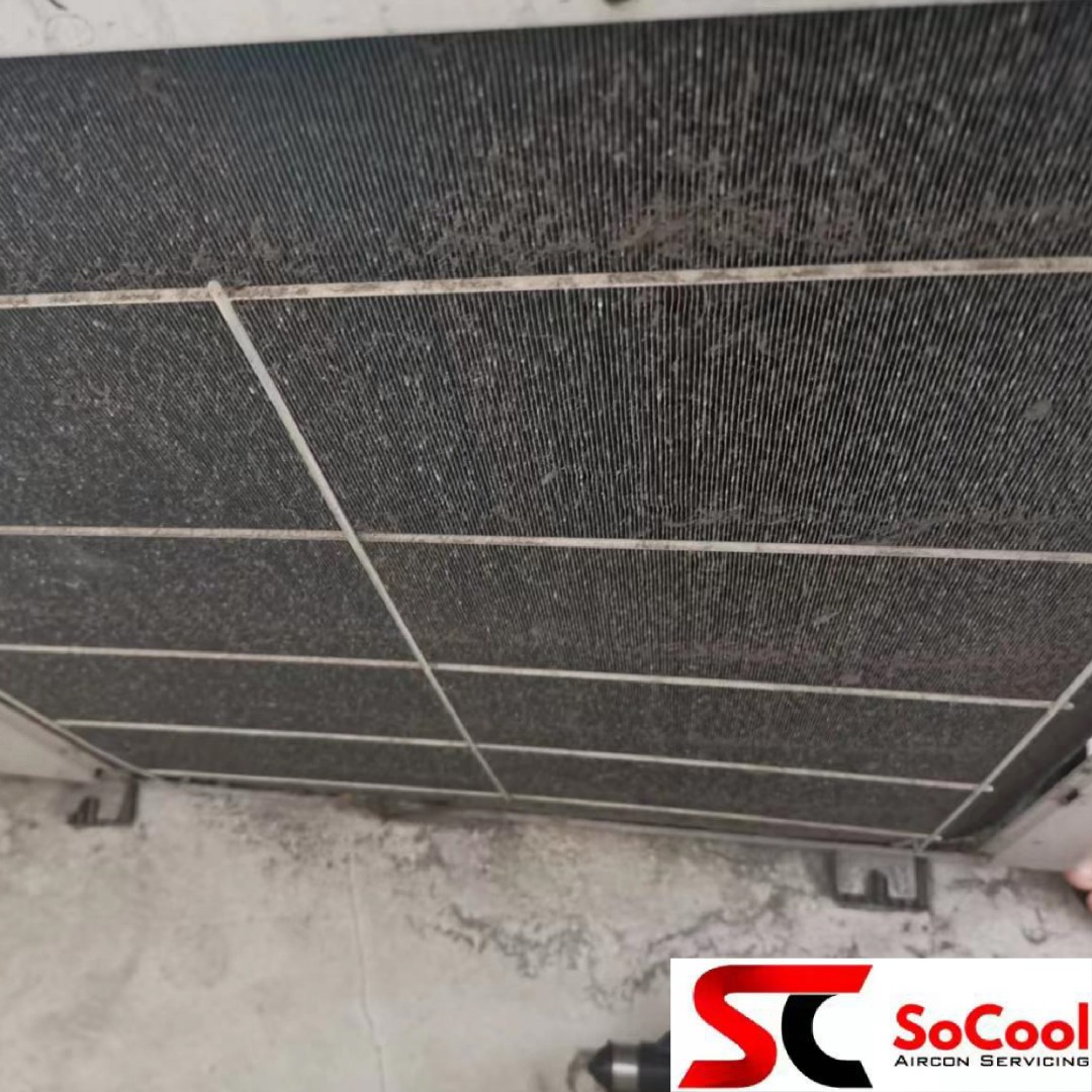 Cleaning Outdoor Condenser in Bedok - Aircon Service & Repair SG