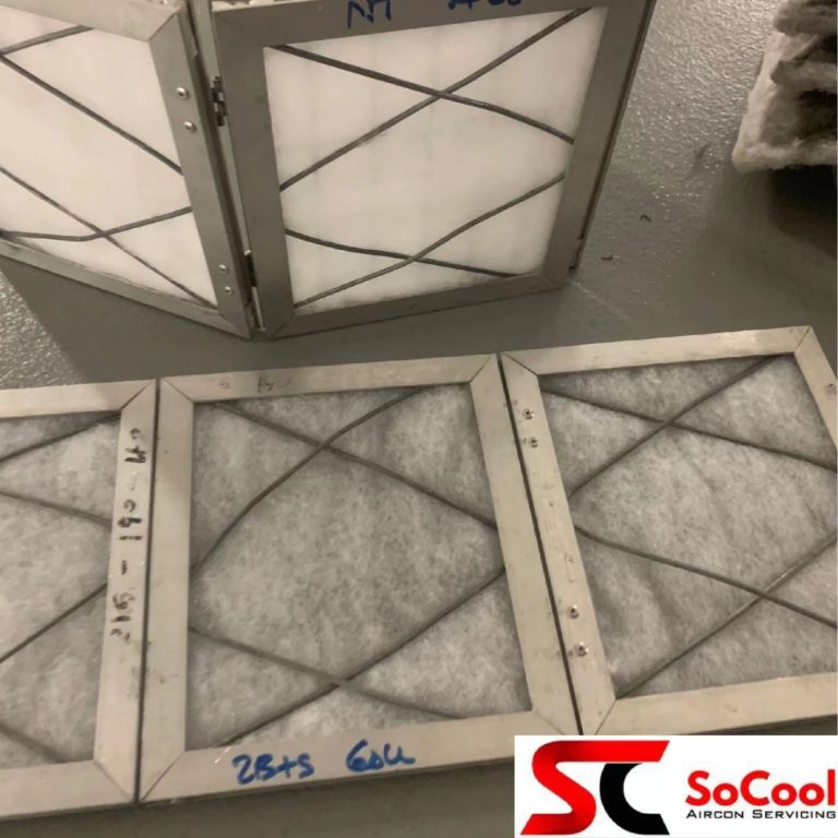 Repalce Ducted Aircon Filter - Aircon Service & Repair SG