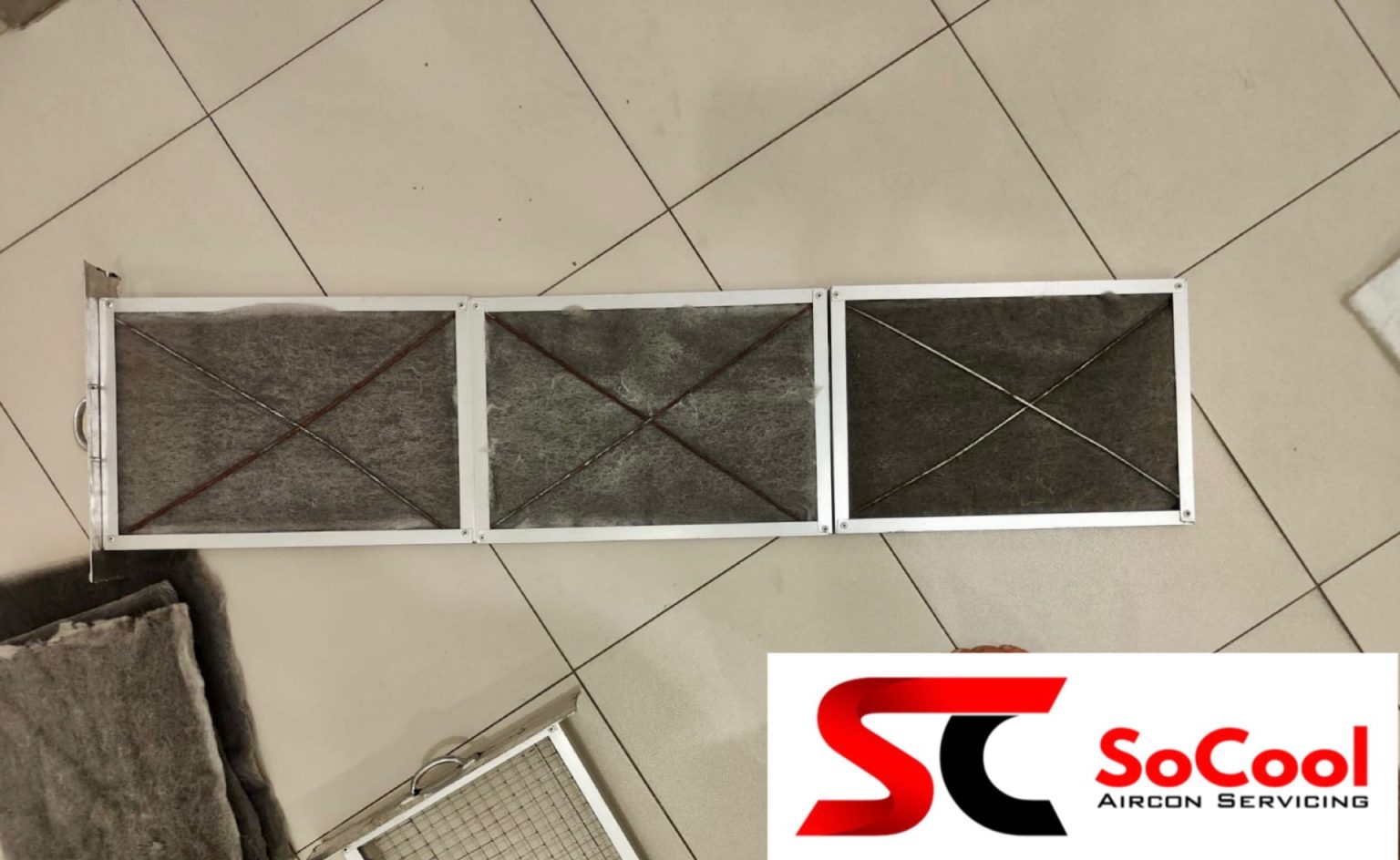 Replace Ducted Aircon Filter - Aircon Service & Repair SG